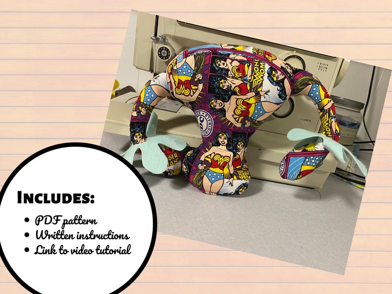 Uterus Sewing Pattern, Period Party Gift, Reproductive System Stuffie ...