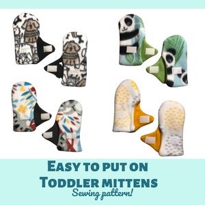 Kids Mitten Sewing Pattern, Sewing Pattern, Mittens, Toddler Mittens ...