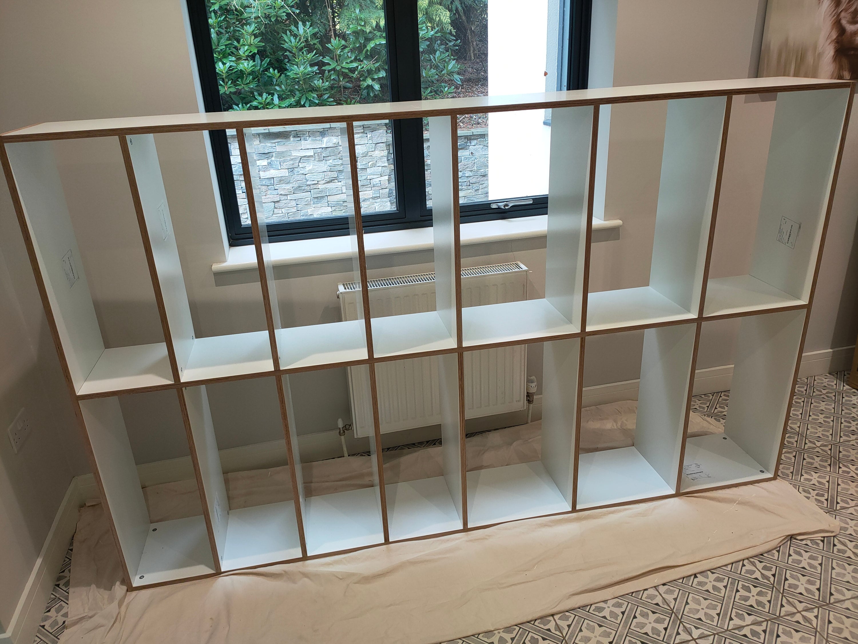 Birch Plywood Bookcase Bookshelf Customised Size Made to Order Handmade ...