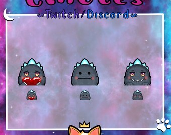 Twitch Emotes Kaiju - Etsy