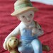 Vintage Holly Hobbie Figurine - Robby Hobbie W/ His Dog, "happy ...