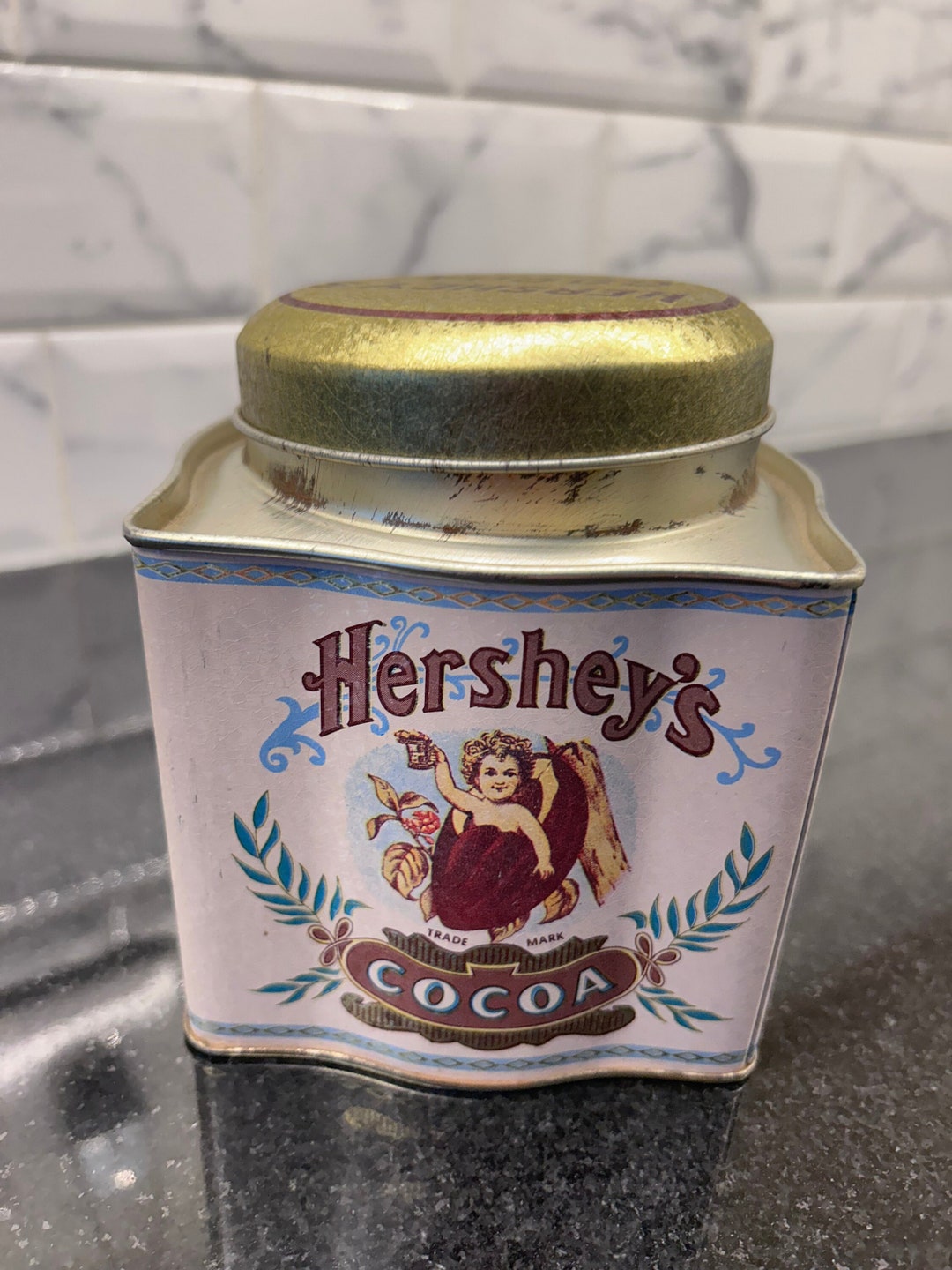 Vintage Hershey's Cocoa Tin Canister Can Bristolware - Etsy