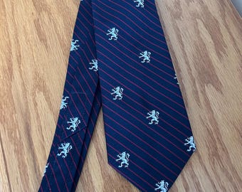 Men's Vintage Tie - Alexander Henry Farm Scene - Ruff Boy - RARE - Etsy