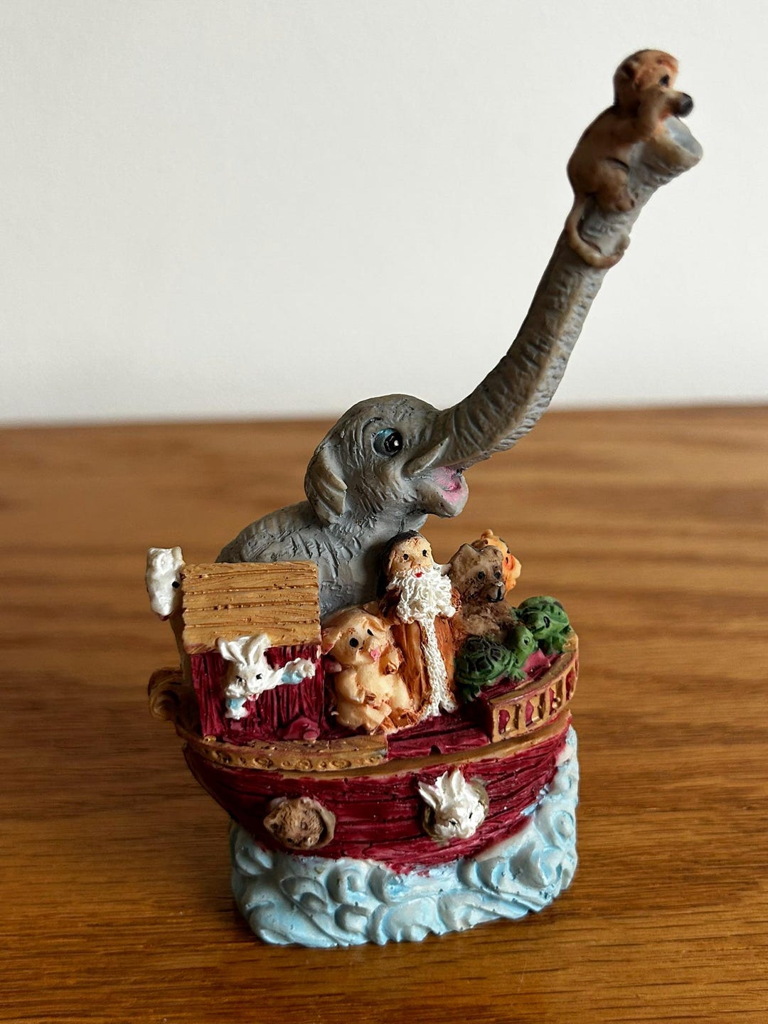 Vintage Noah’s Ark Elephant Hinged Box – 1996 Panorama Animal Display ...