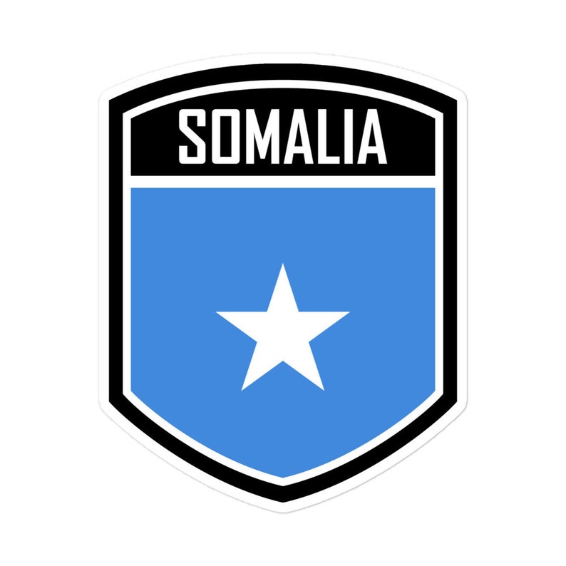 Somalia Flag Emblem Stickers - Wear Your Somali Heritage With Pride - Etsy