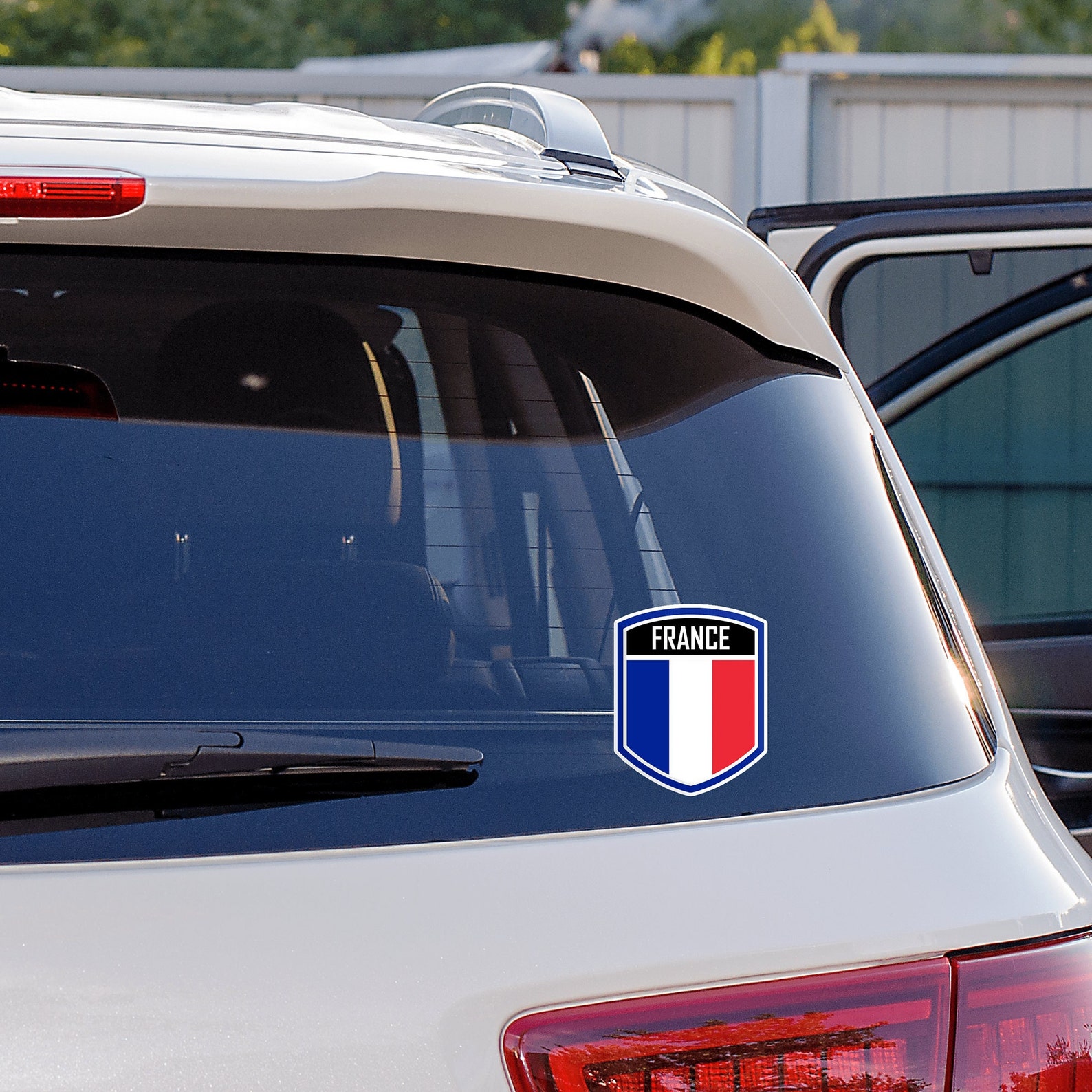 France Flag Emblem Vinyl Stickers Available in 3 Sizes - Etsy