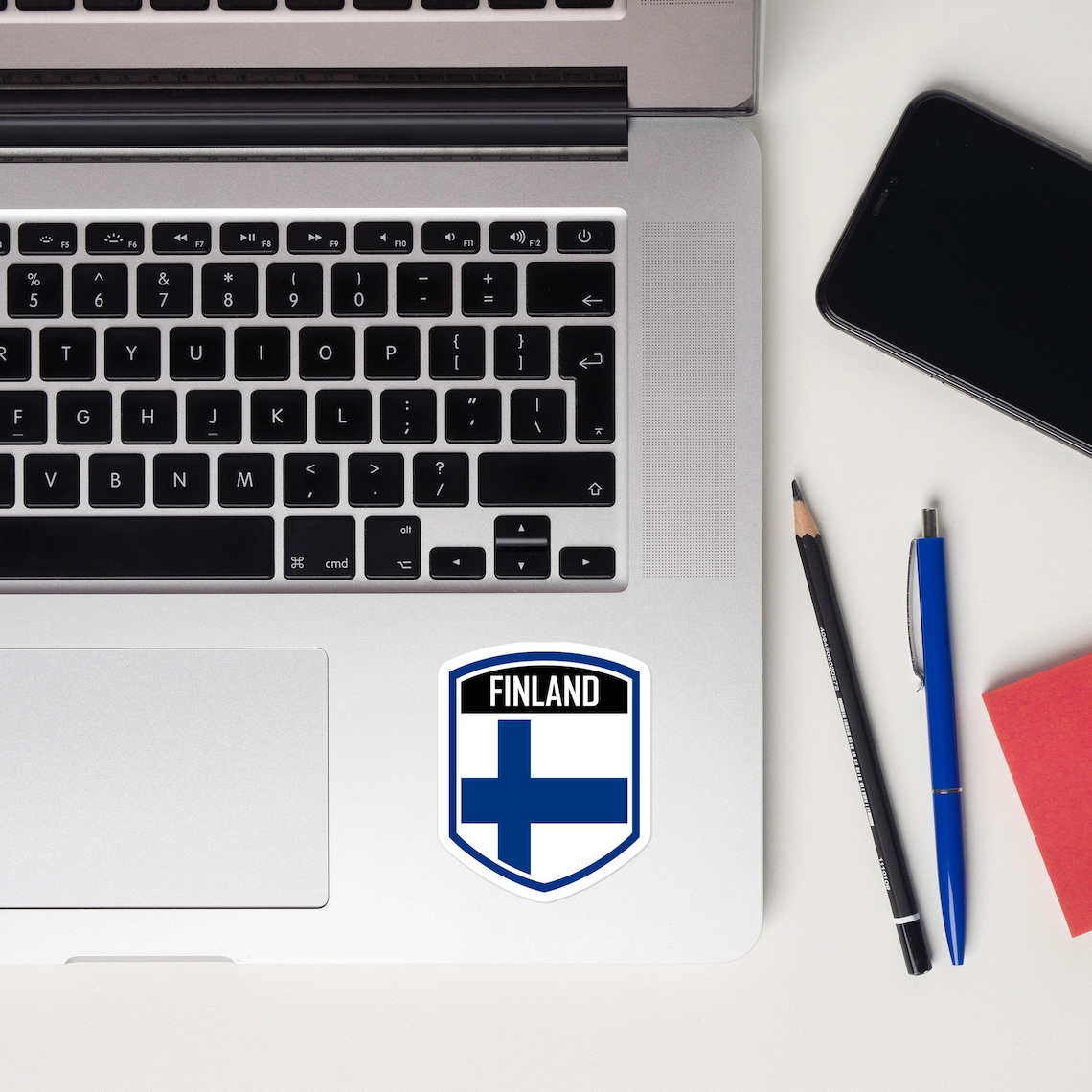 Finland Flag Emblem Sticker - High-quality Vinyl Decal for Cars ...