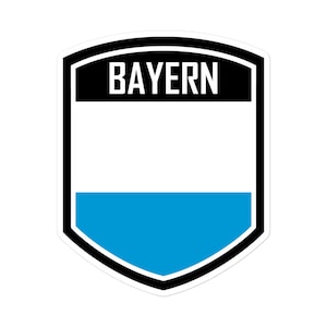 Bayern Germany Flag Emblem - Etsy