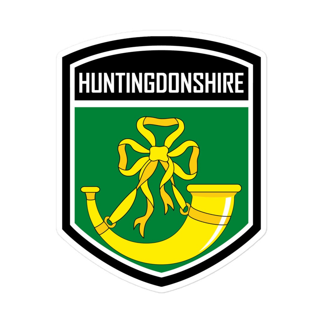 Huntingdonshire County England Flag Emblem Stickers - Etsy
