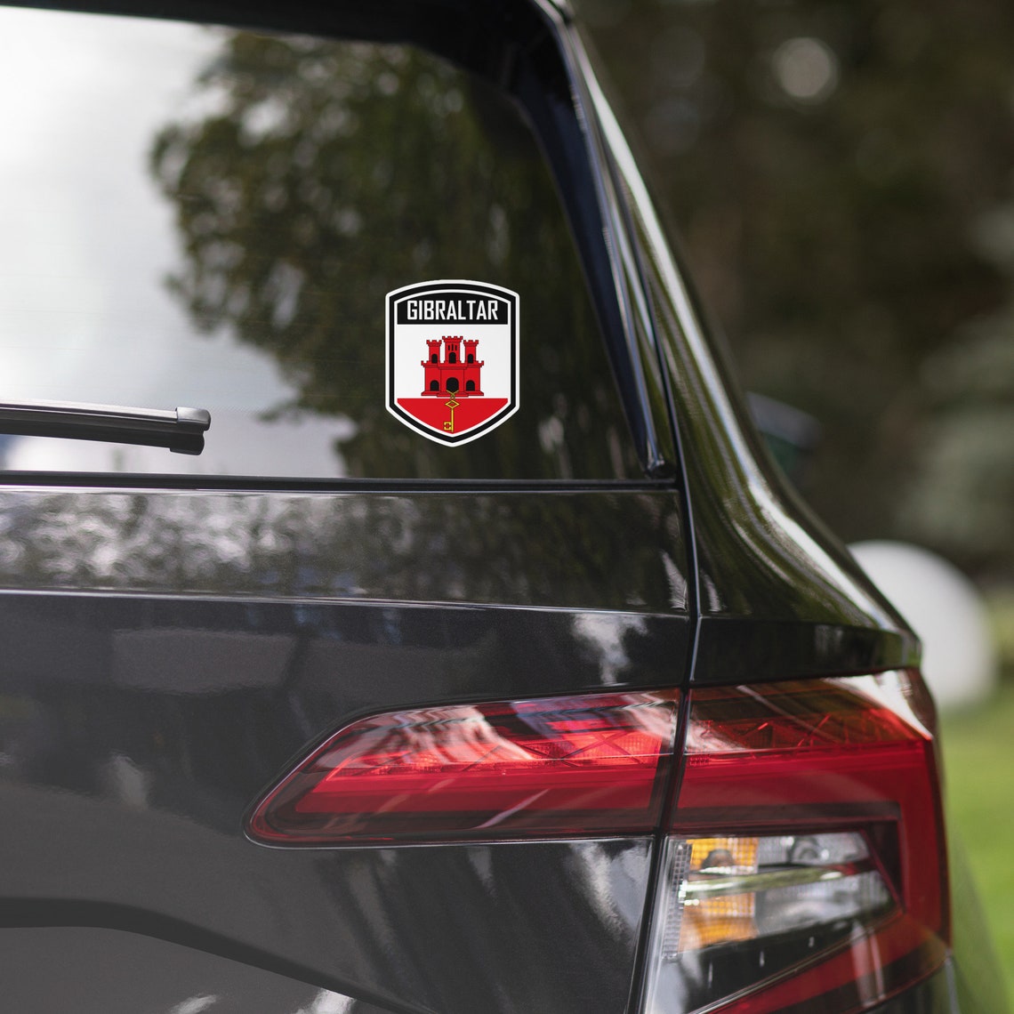 Gibraltar Flag Emblem Stickers - Etsy