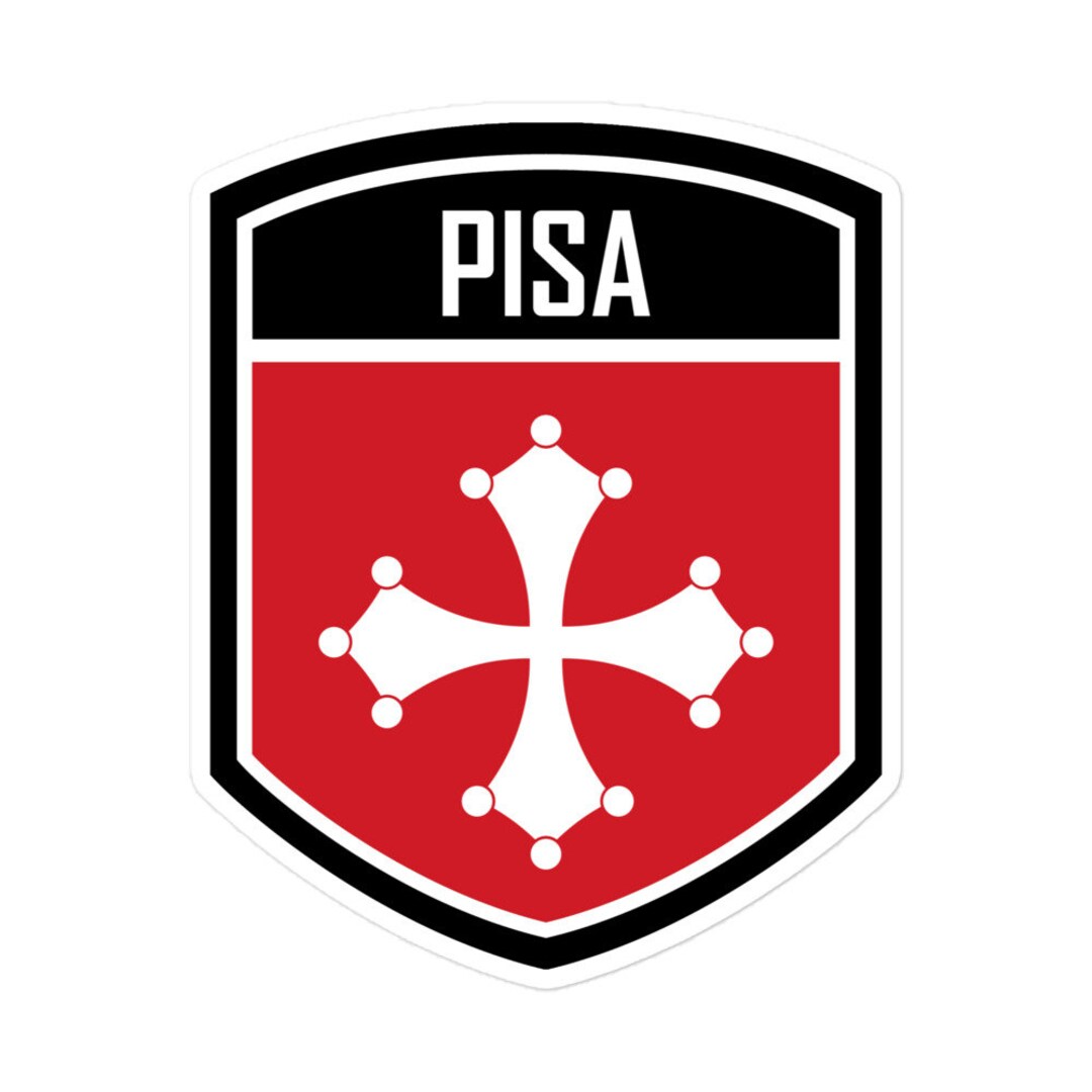 City of Pisa Italy Flag Emblem Stickers - Etsy
