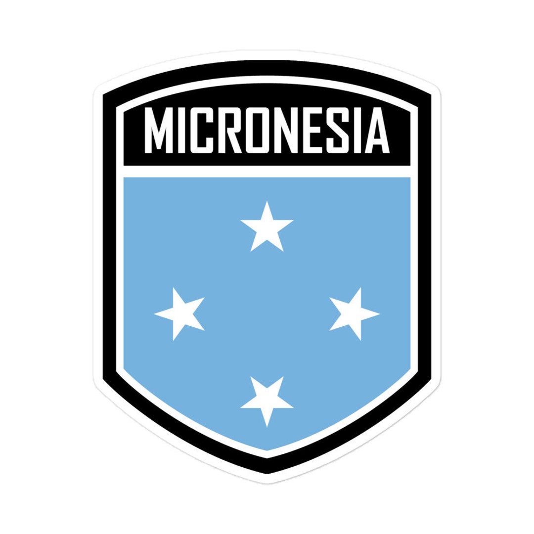 Federated States of Micronesia Flag Emblem Stickers - Etsy