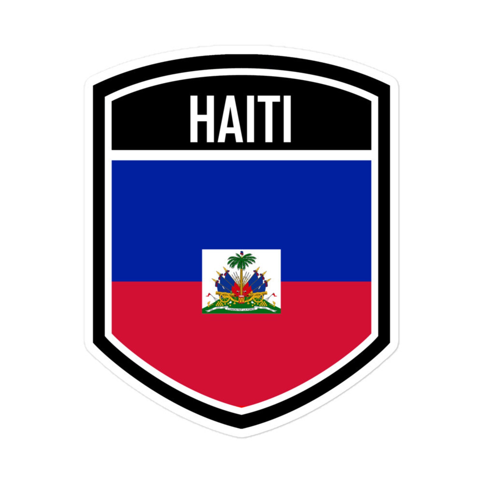 Haiti Flag Emblem Stickers - Etsy