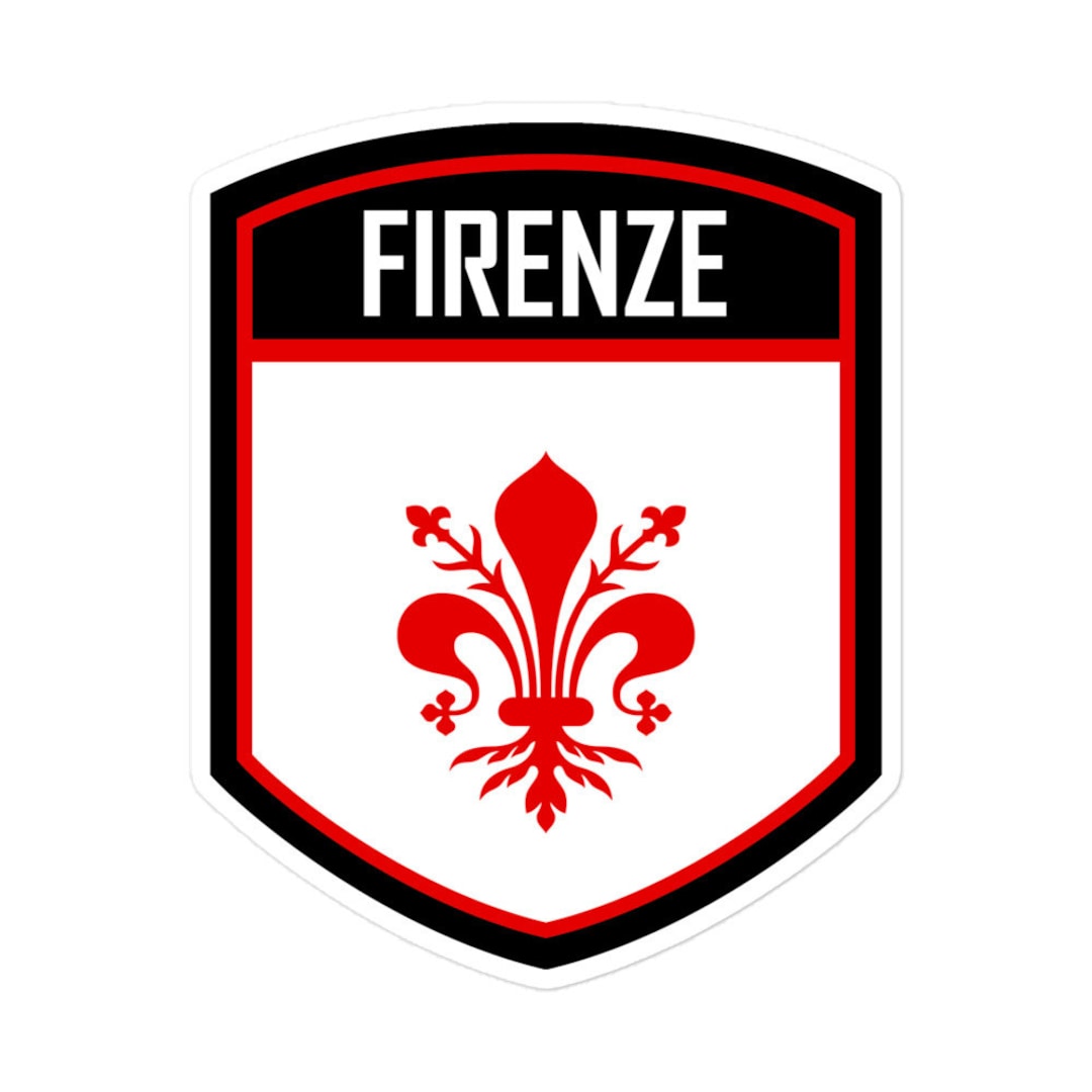 City of Florence Italy Flag Emblem Sticker - Firenze Italia Vinyl ...