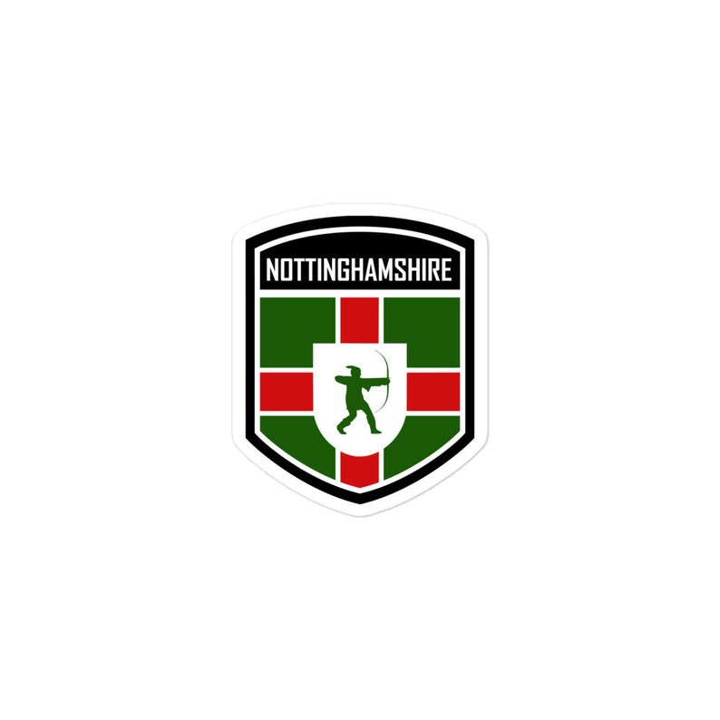 Nottinghamshire County England Flag Emblem Stickers - Etsy