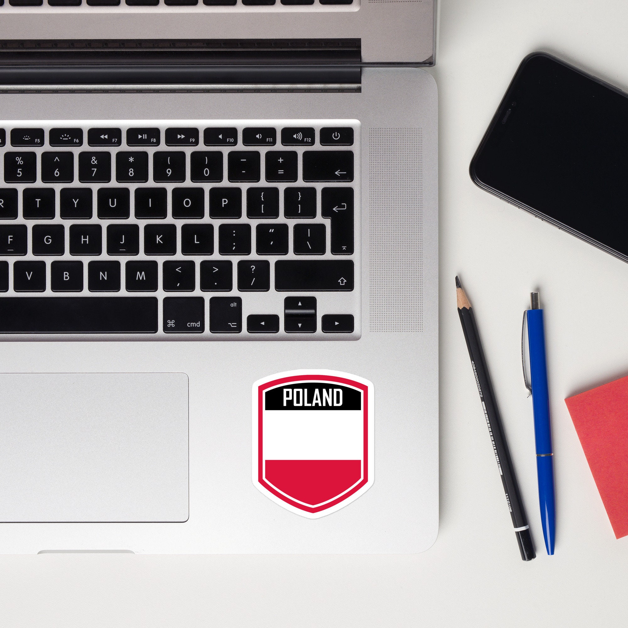 Poland Flag Emblem Stickers - Etsy
