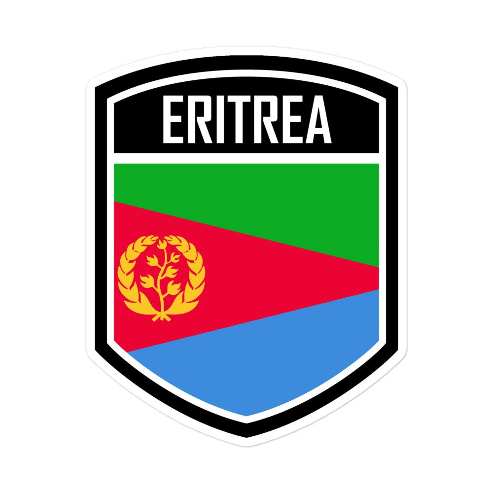 Eritrea Flag Emblem Stickers - Wear Your Eritrean Heritage With Pride ...