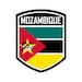 Mozambique Flag Emblem Stickers - Etsy