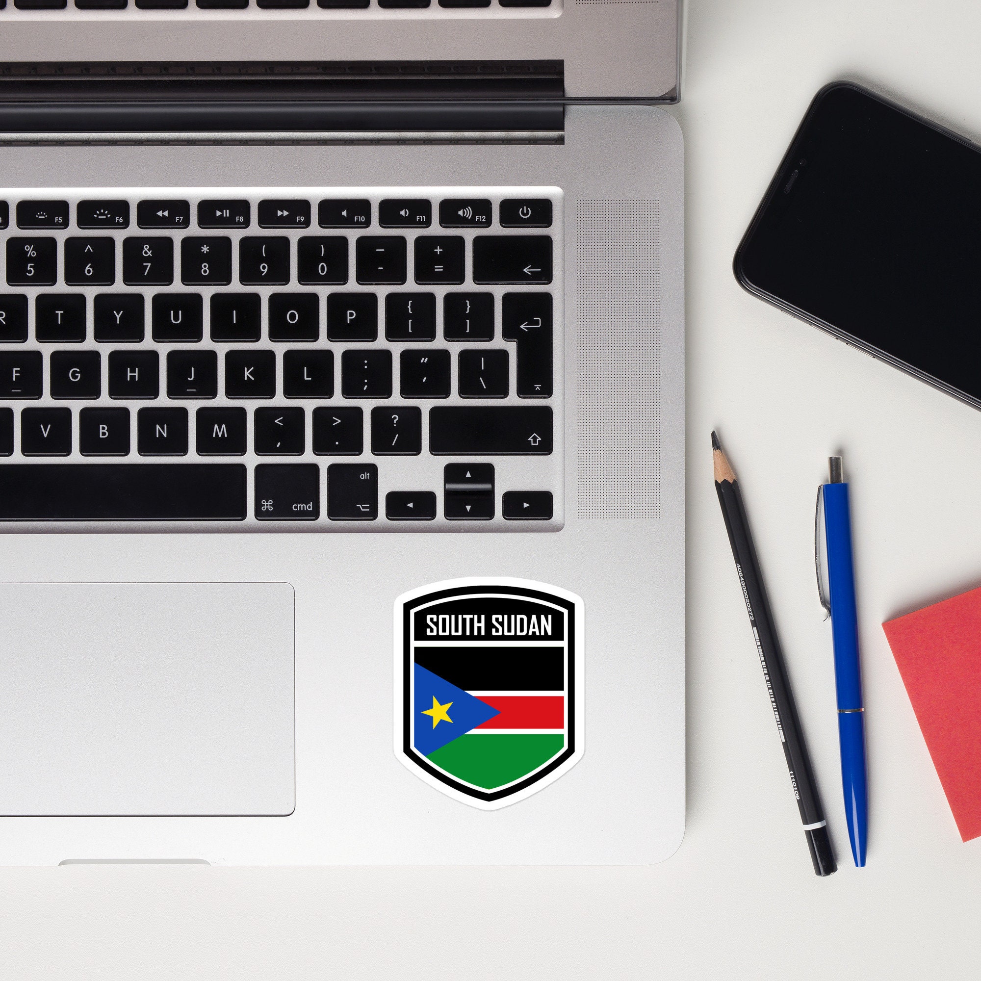 South Sudan Flag Emblem Stickers - Durable Vinyl - Etsy