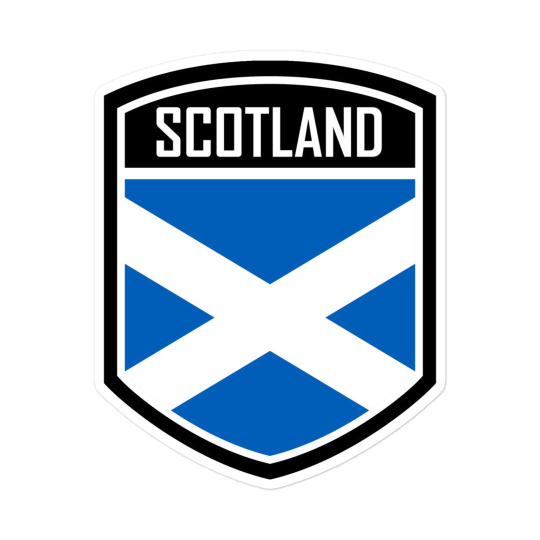 Scotland Flag Emblem Stickers - Scottish Pride, Heritage, and Tradition ...