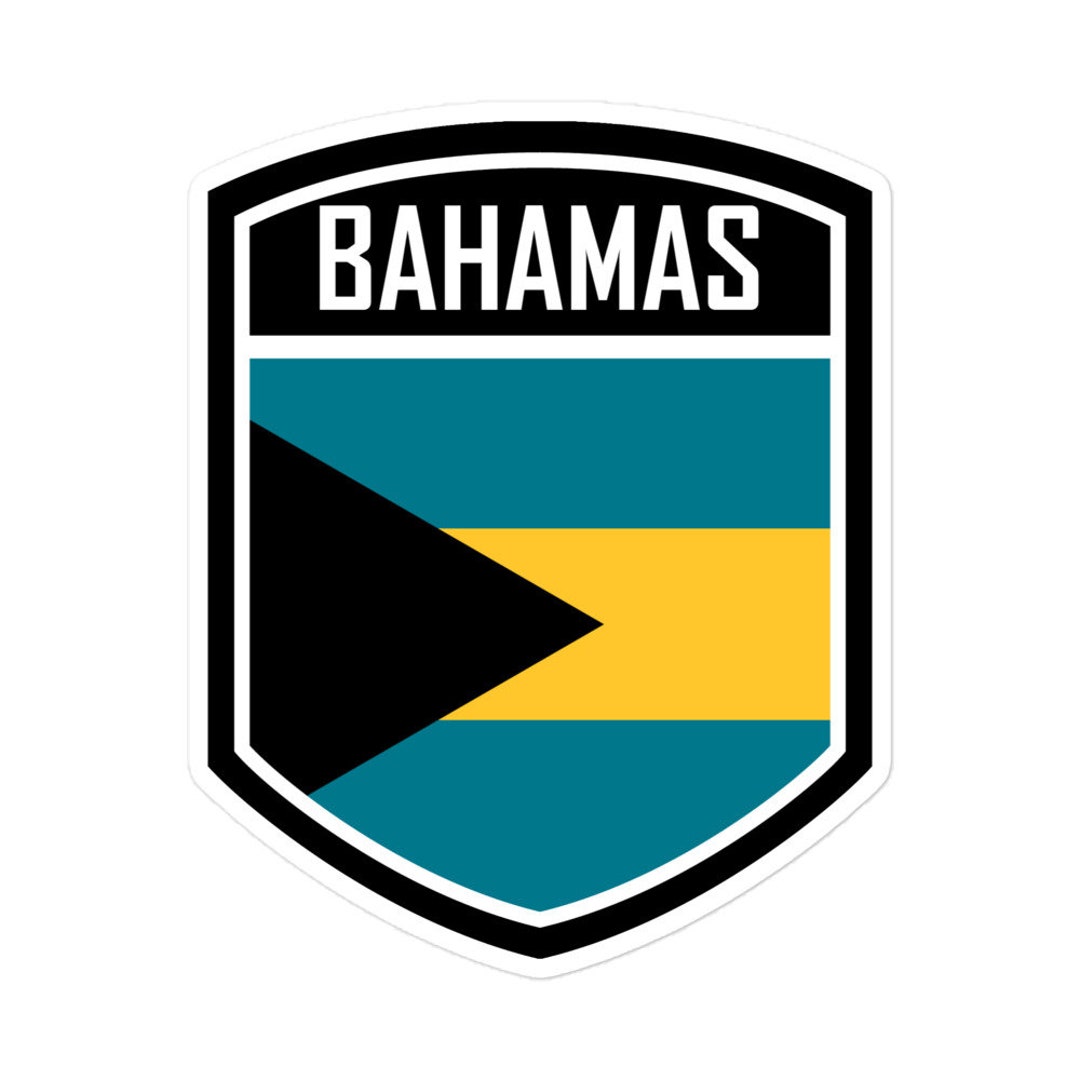 Bahamas Flag Emblem Stickers High-quality Vinyl, Multiple Sizes - Etsy