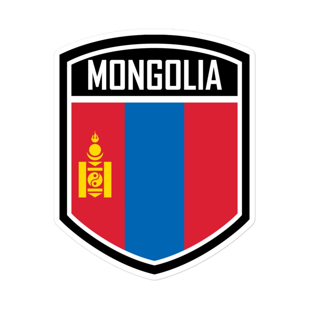 Mongolia Flag Emblem Stickers - Etsy