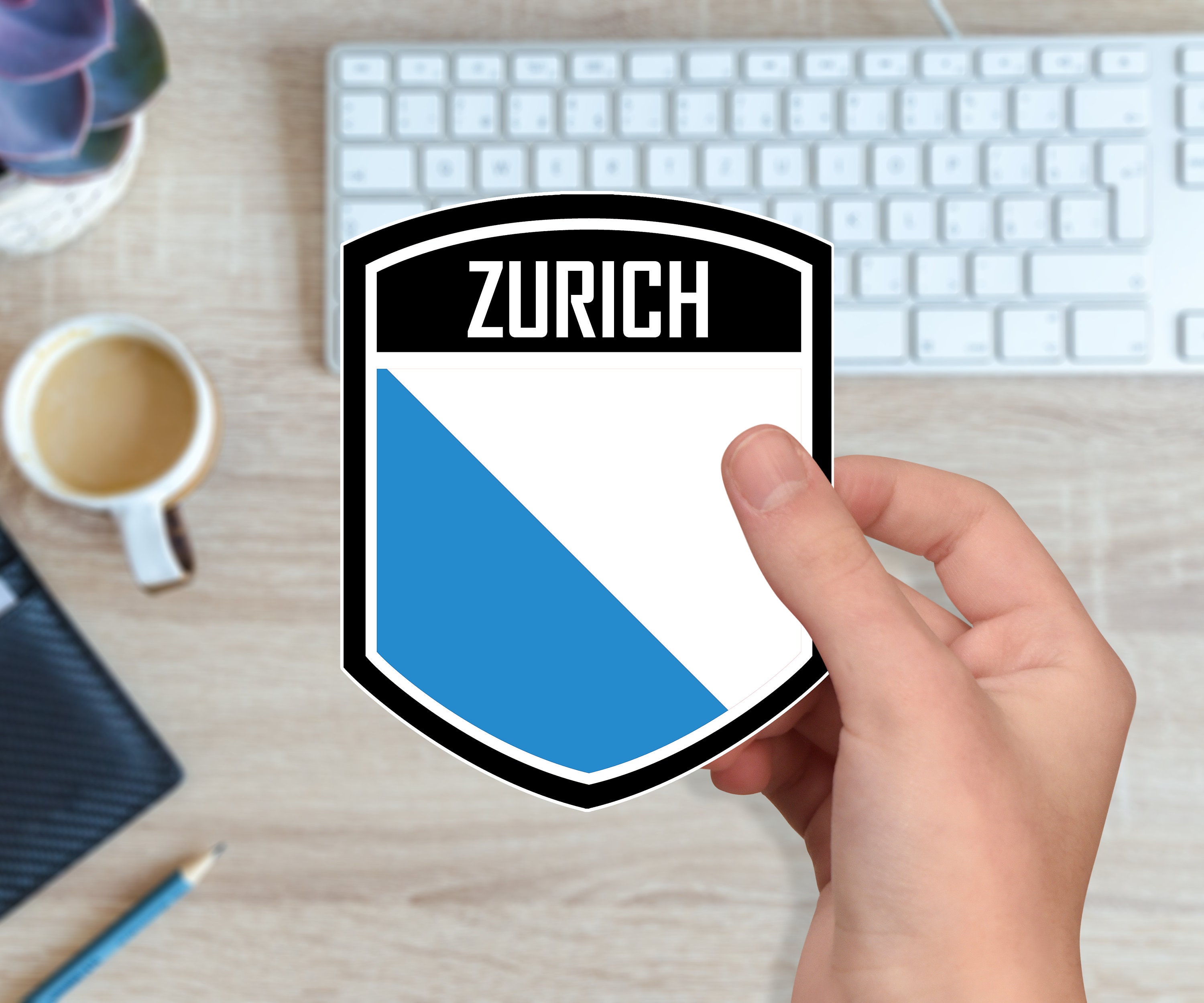 Canton of Zurich Switzerland Flag Emblem Vinyl Stickers Show - Etsy