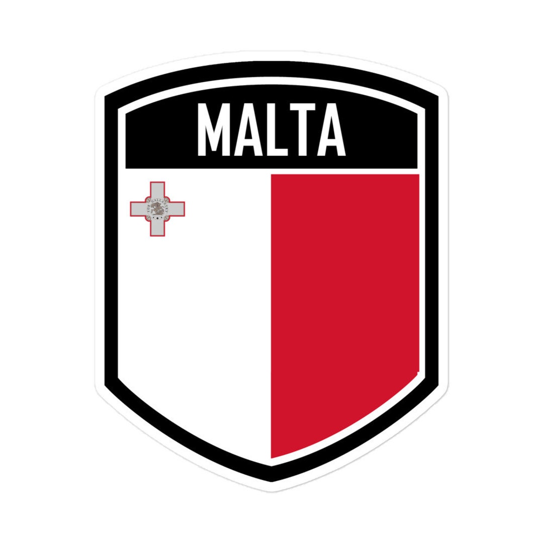 Malta Flag Emblem Stickers - Show Your Patriotism With High-quality ...