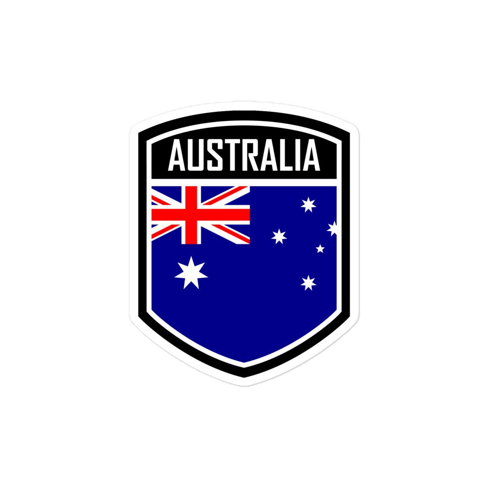 Show Your Australian Pride With Durable Australia Flag Emblem Stickers ...