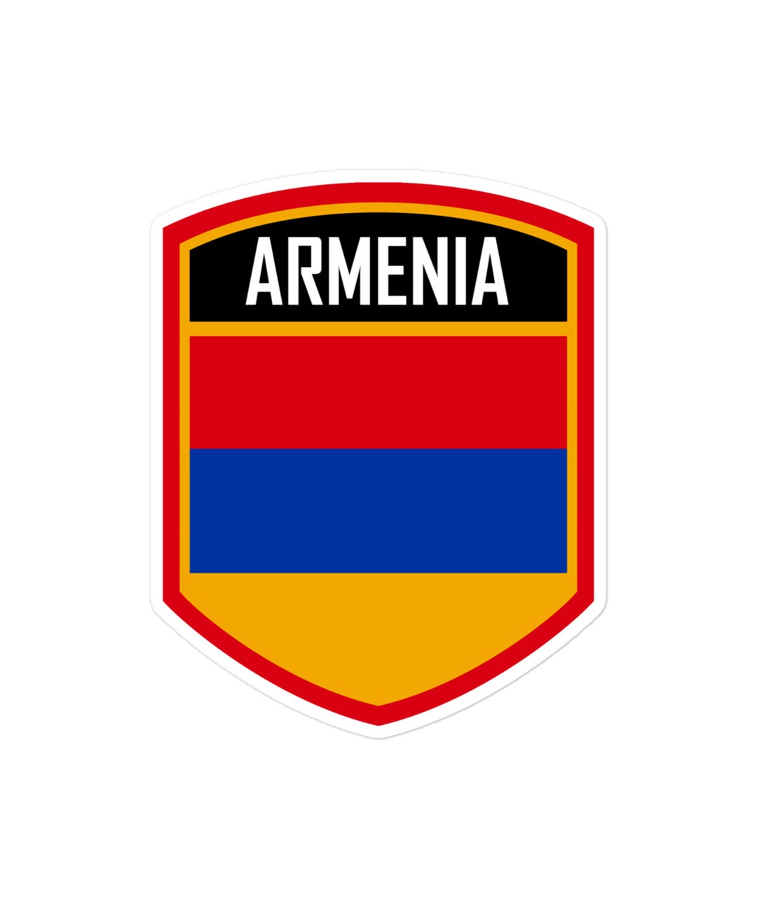 Armenia Flag Emblem Stickers - High-quality Vinyl Decals for Cars ...
