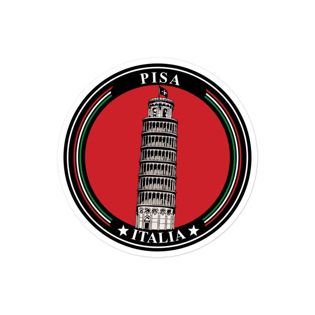 Leaning Tower of Pisa Italy Stickers - Etsy