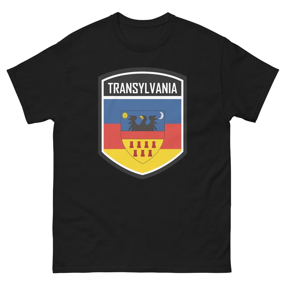 Transylvania Flag Emblem Men's Classic Tee - Etsy