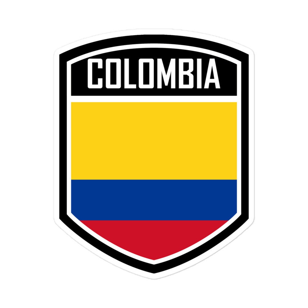 Columbia Flag Emblem Stickers - Premium Quality - Etsy