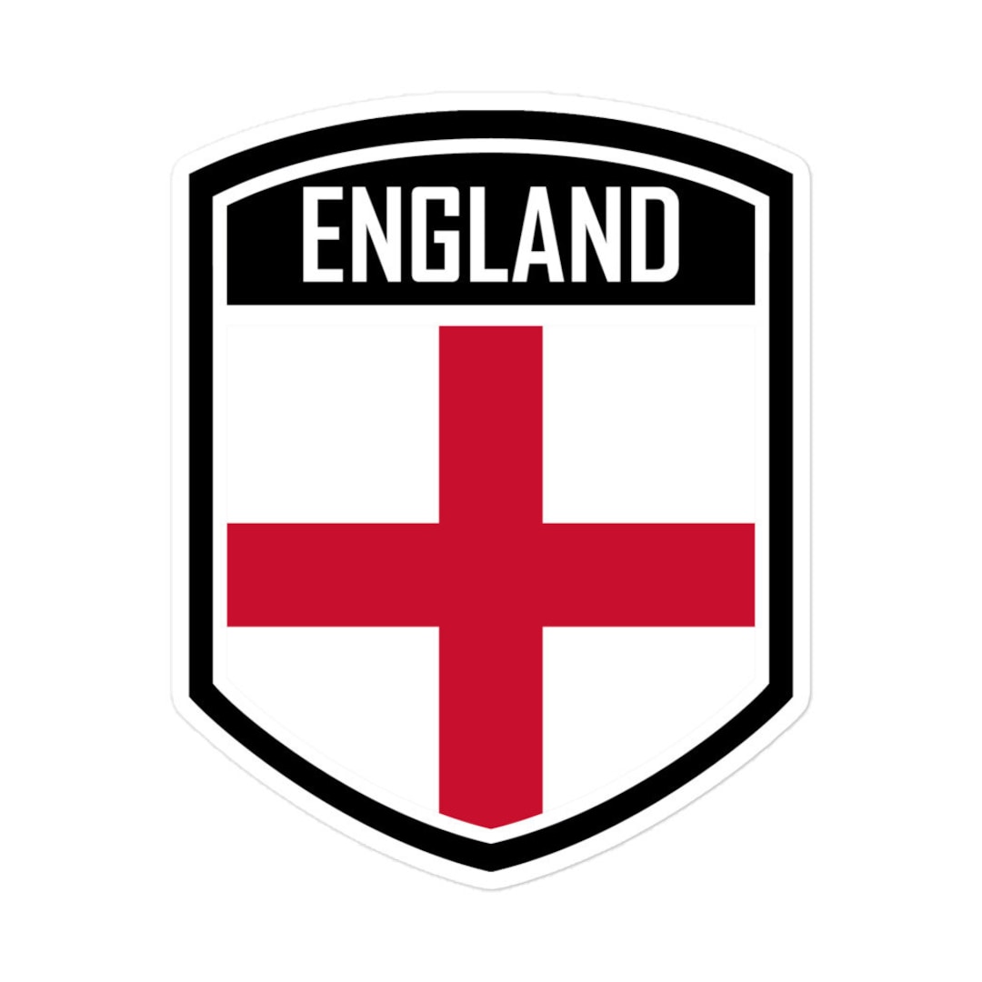 England Flag Emblem Stickers - English National Pride Decals for ...