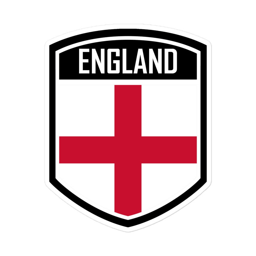 England Flag Emblem Stickers - English National Pride Decals for ...