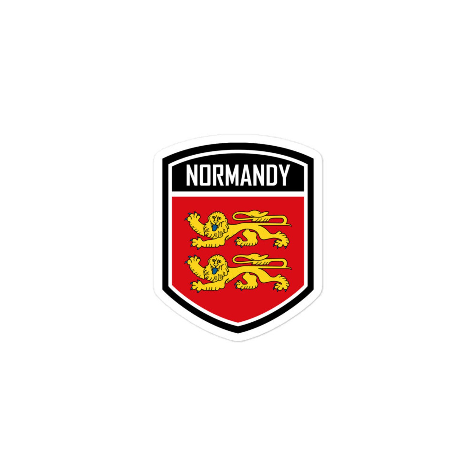 Normandy France Flag Emblem Stickers - Etsy
