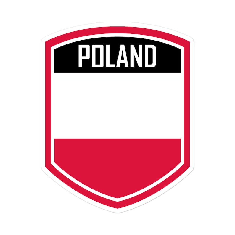 Poland Flag Emblem Stickers - Etsy