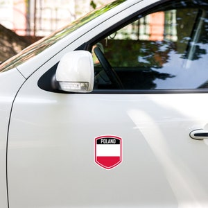 Poland Flag Emblem Stickers - Etsy