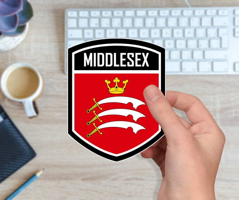 Middlesex County England Flag Emblem Stickers - Etsy