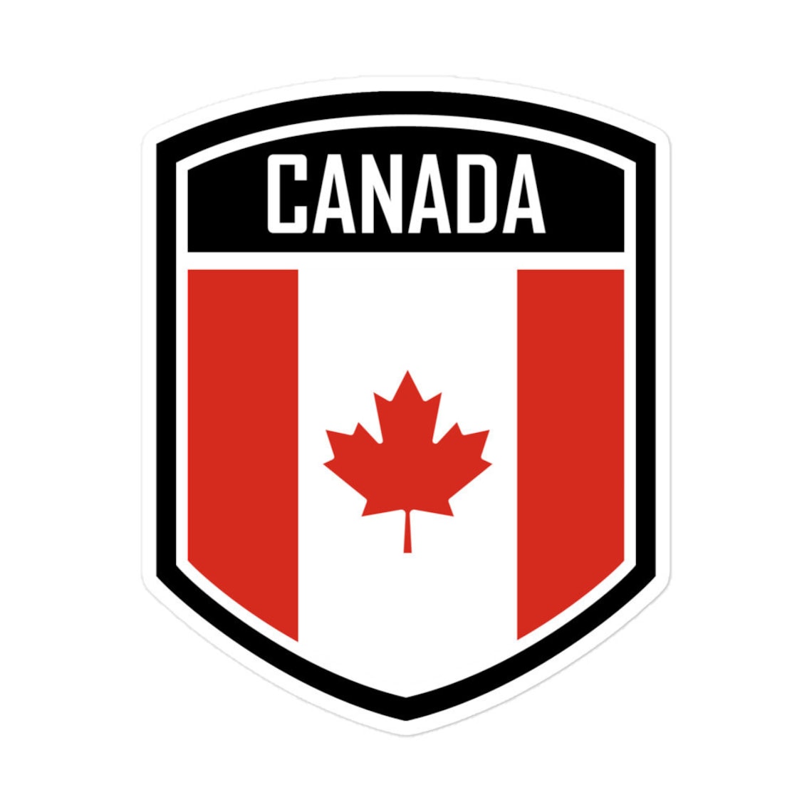 Premium Canada Flag Emblem Stickers High-quality Vinyl, Durable ...