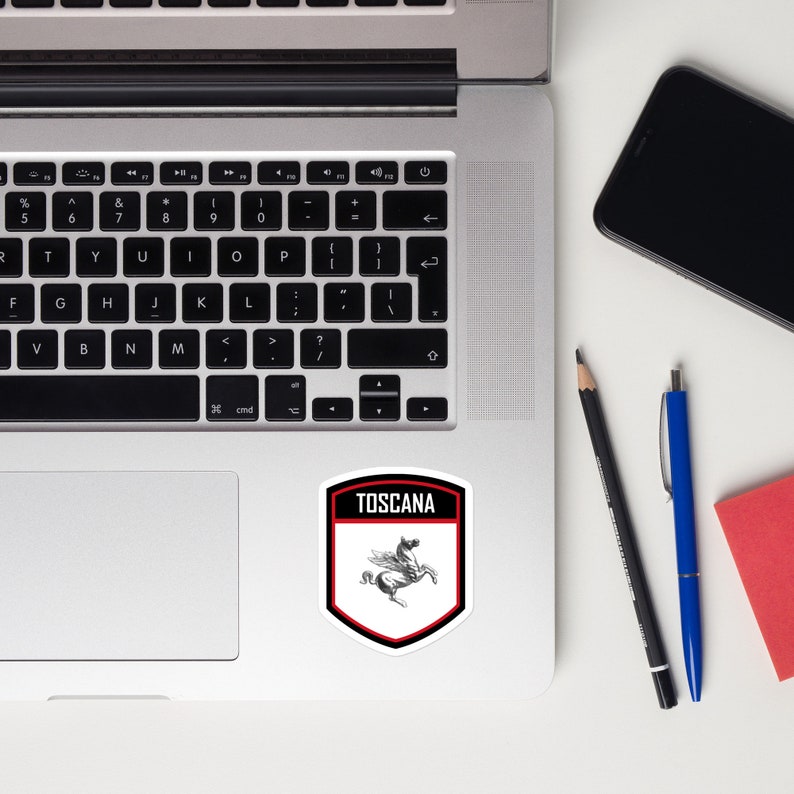 Region of Tuscany Italy Flag Emblem Sticker | Toscana Italia Vinyl ...
