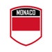 Monaco Flag Emblem Stickers - Etsy