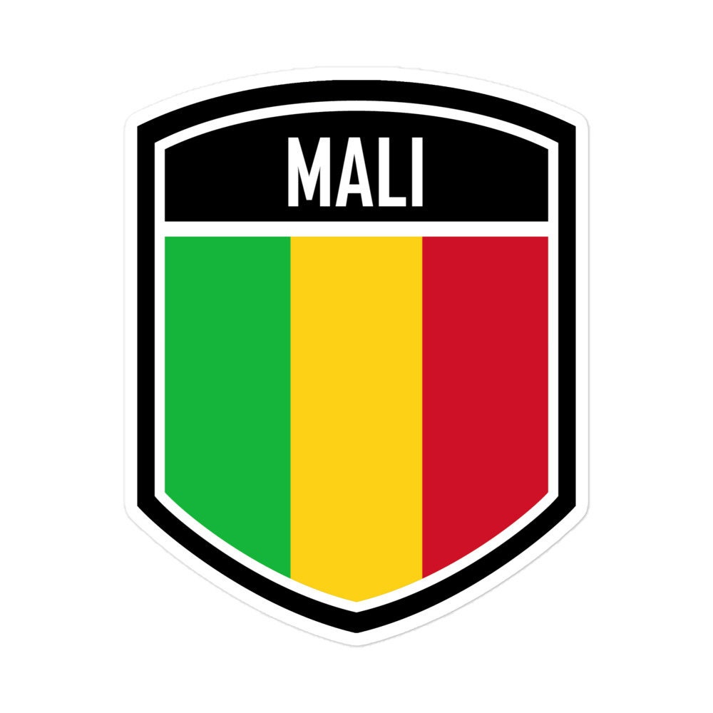 Mali Flag Emblem Stickers - Etsy