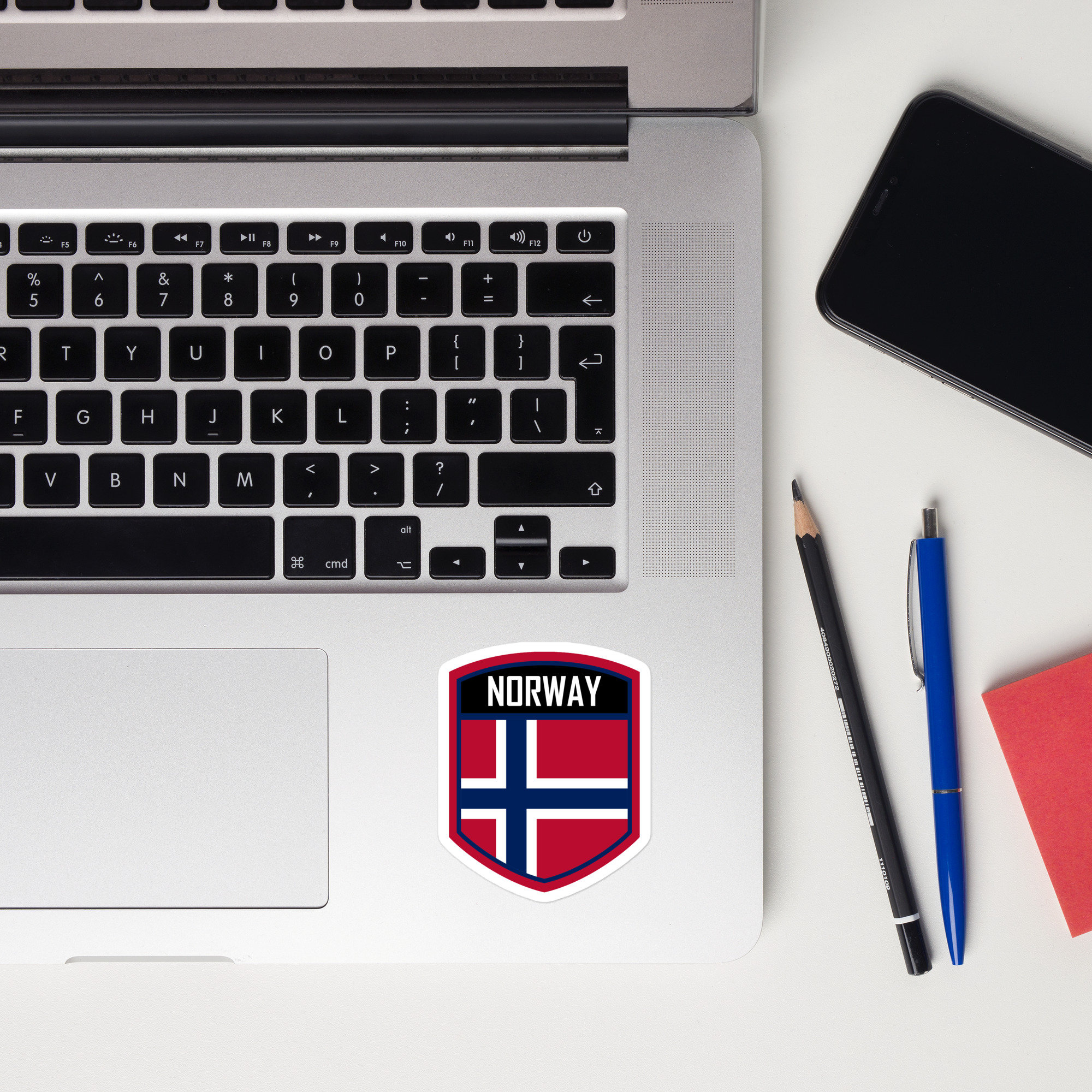 Norway Flag Emblem Stickers Nordic Country Decal for Cars, Laptops, and ...