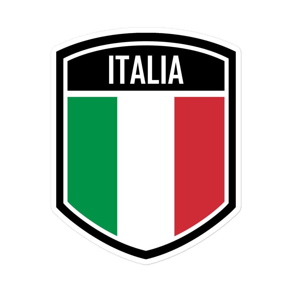 Italy Flag Vinyl Sticker - Showcase Your Love With Durable, High ...