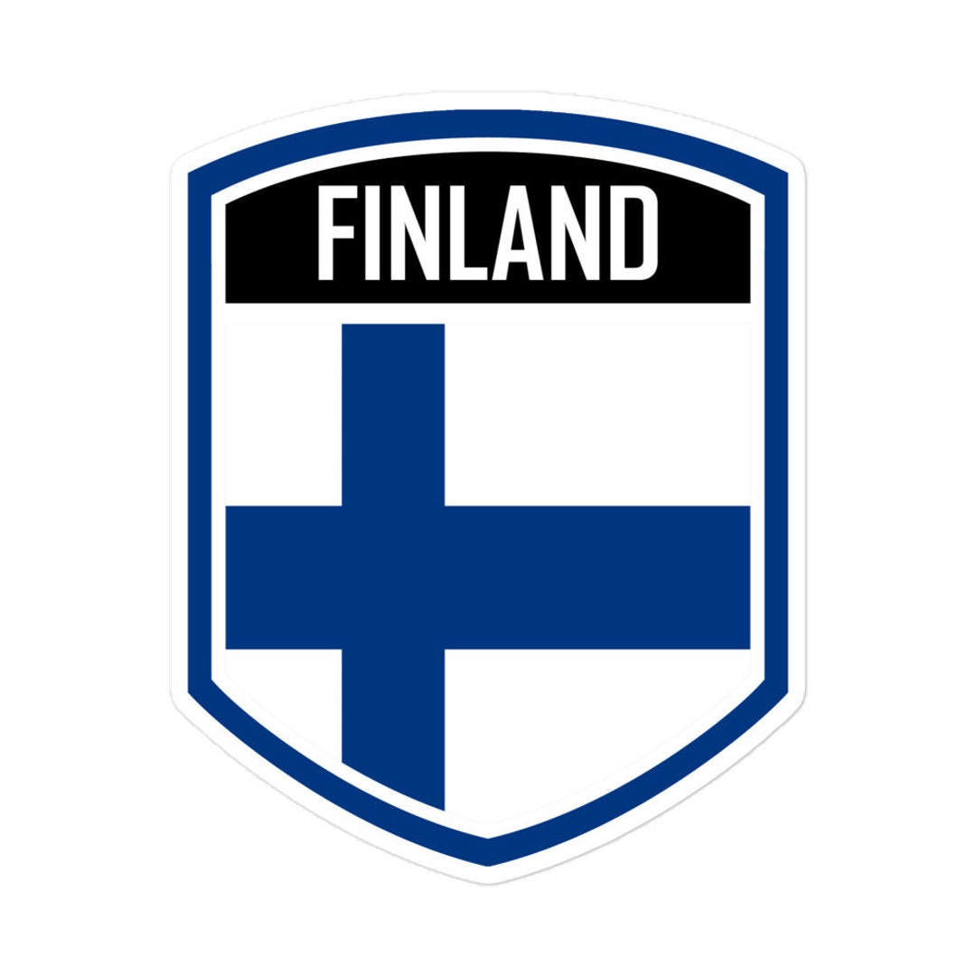 Finland Flag Emblem Sticker - High-quality Vinyl Decal for Cars ...