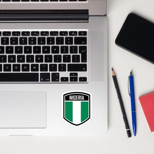 Display Your Nigerian Pride With Nigeria Flag Emblem Stickers: Add a ...