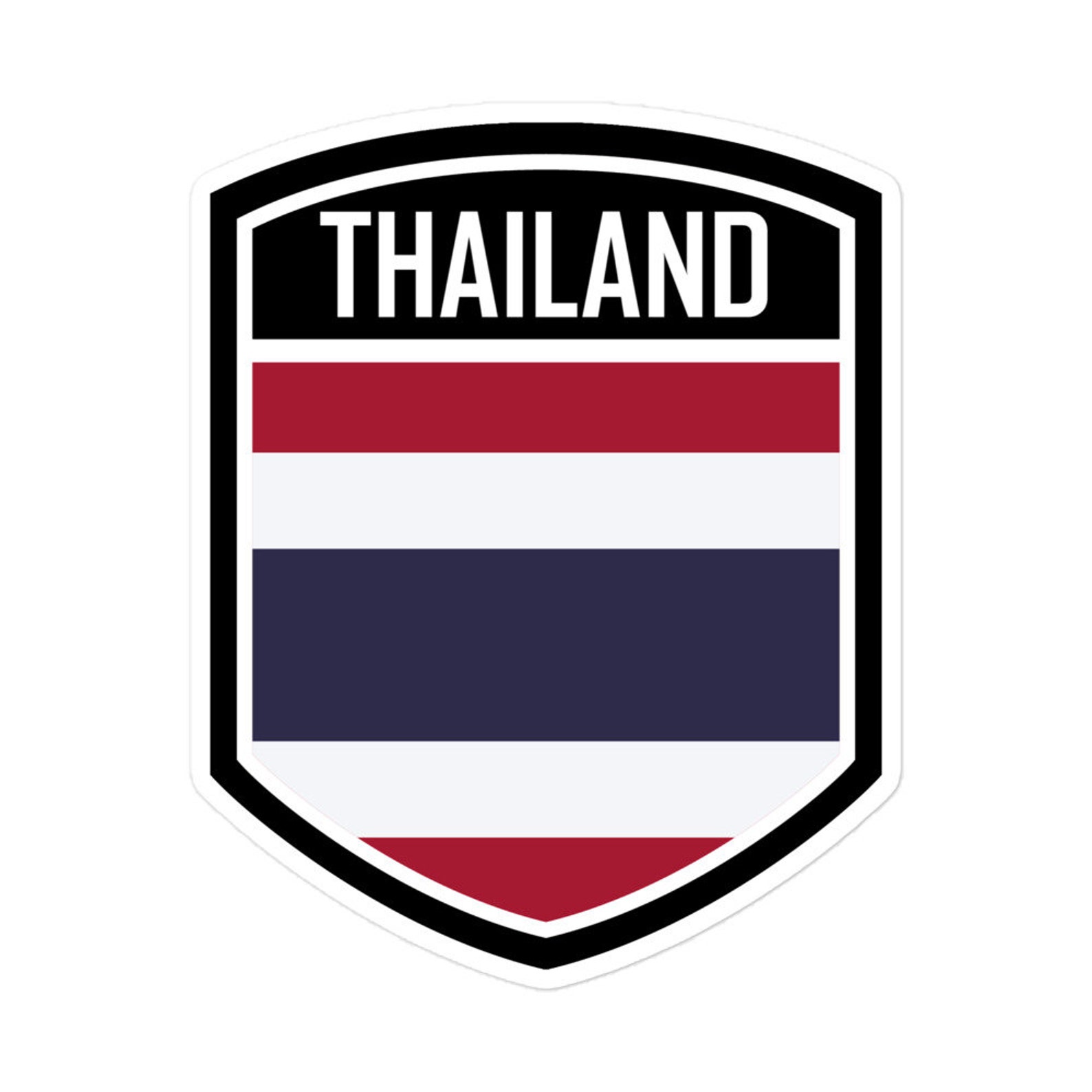 Thailand Flag Emblem Stickers High Quality Vinyl Decals - Etsy