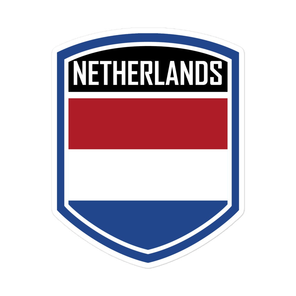 Netherlands Flag Emblem Stickers - High-quality Vinyl, Multiple Sizes ...