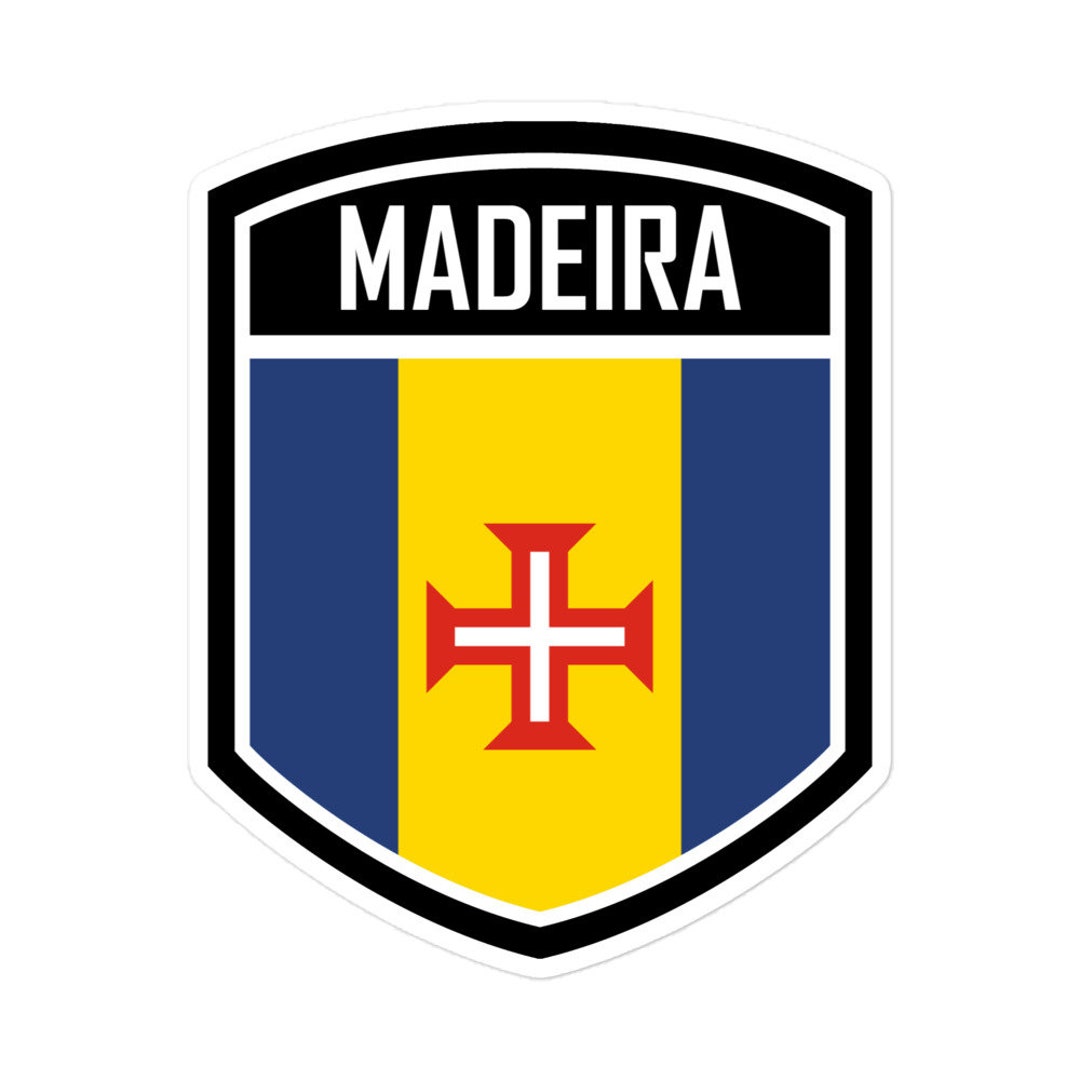 Madeira Portugal Flag Emblem Stickers - Show Your Love for Madeira! - Etsy